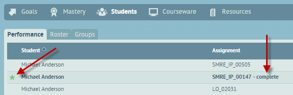 SuccessMaker: Student assignment missing from course selection screen