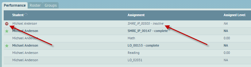 SuccessMaker: Student assignment missing from course selection screen