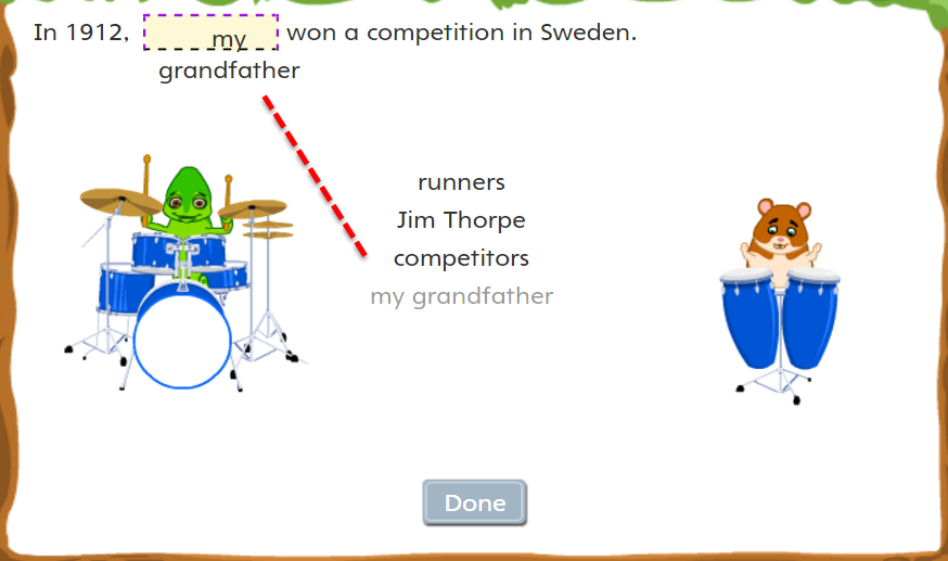 SuccessMaker: Reading Activities Navigation Information