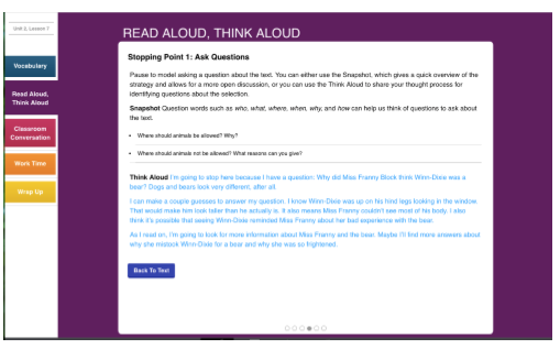 iLit: How to Bookmark in The Read Aloud Think Aloud