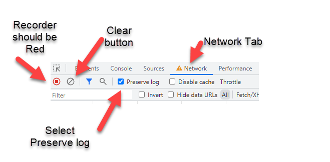 How to create a HAR file using Chrome for troubleshooting
