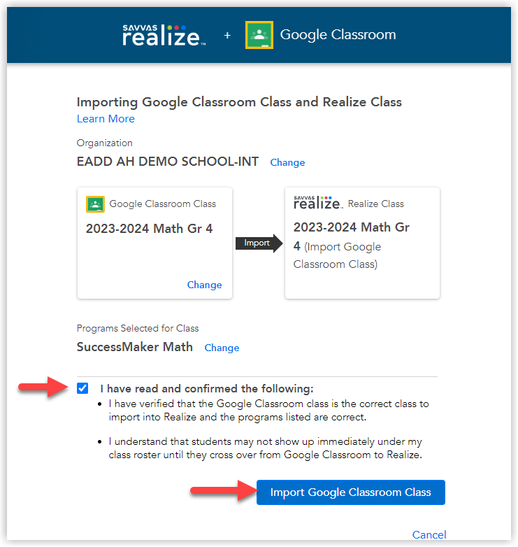 EasyBridge Auto Rostering & SuccessMaker + Google Classroom: Teacher ...
