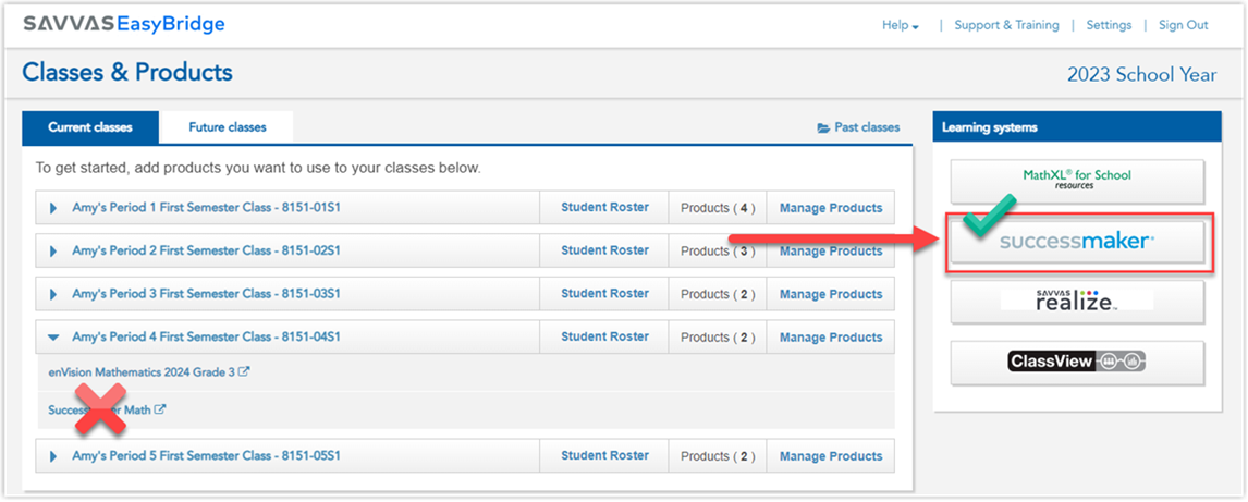 EasyBridge Auto Rostering & SuccessMaker: Teacher Login & Initial Setup