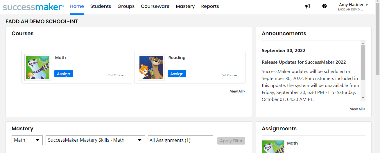 EasyBridge Auto Rostering & SuccessMaker: Teacher Login & Initial Setup