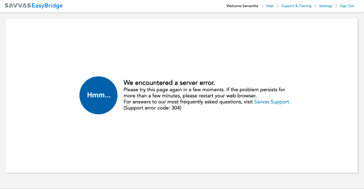 EasyBridge Auto/Plus: Login Failure Messages