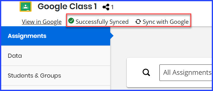 Realize: Google Classroom Sync Errors