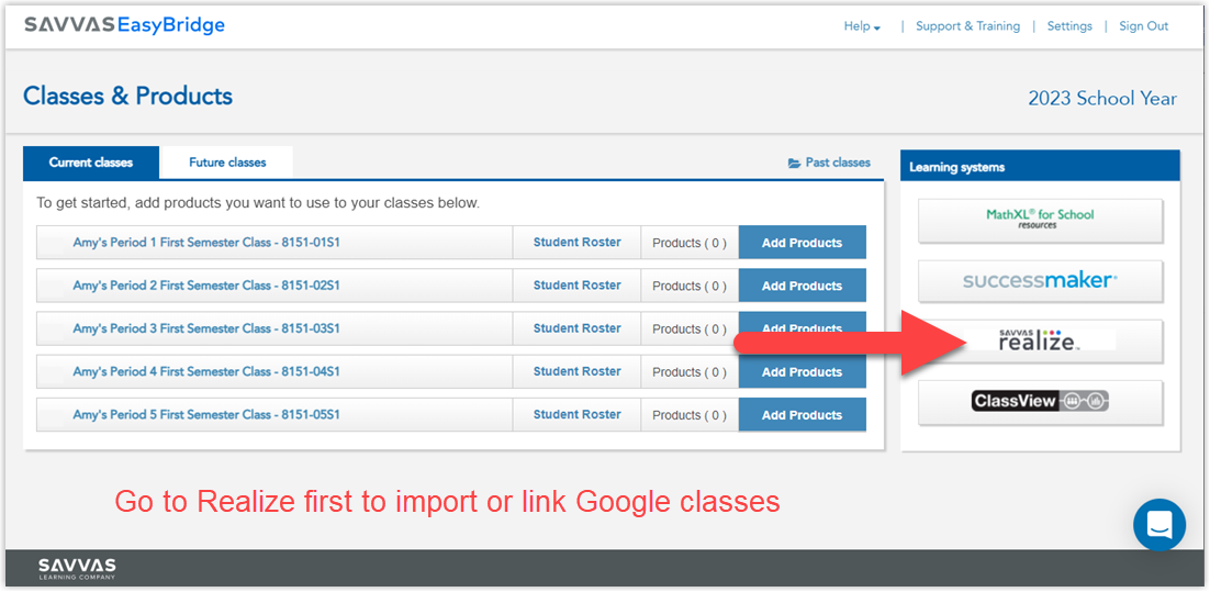 EasyBridge Auto Rostering & Realize + Google Classroom: Teacher Login & Initial Setup Importing ...
