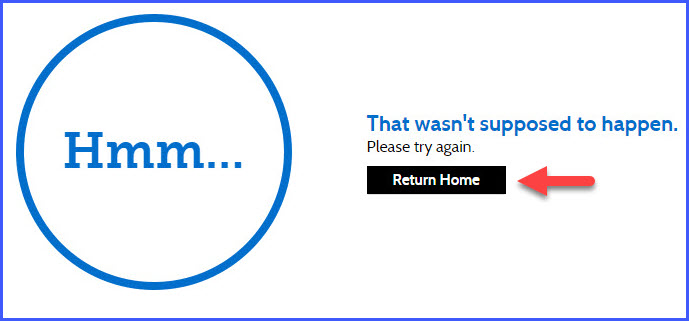 Realize: Error Hmm... That wasn't supposed to happen. Please try again