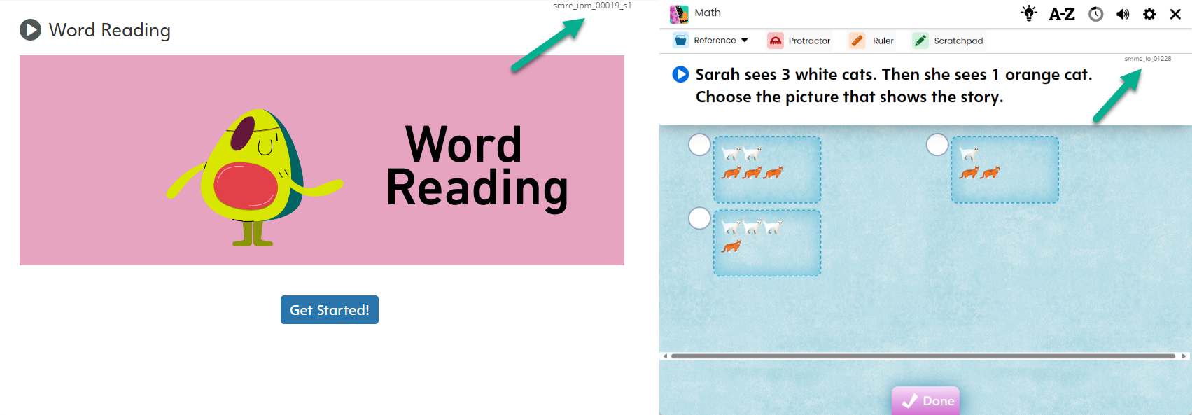 SuccessMaker: How to obtain the Math LO or Reading SCO Value