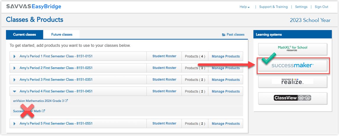 Create SuccessMaker Math or Reading Coursework Assignment Directly in SuccessMaker