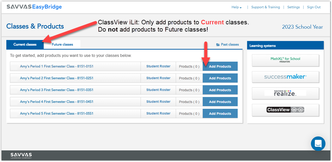 EasyBridge Auto Rostering & ClassView iLit: Teacher Login & Initial Setup