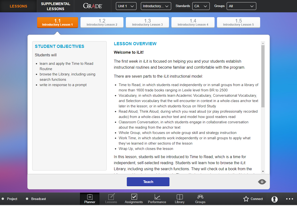 EasyBridge Auto Rostering & ClassView iLit: Teacher Login & Initial Setup