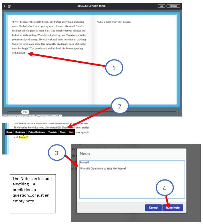 iLit: How to Bookmark in The Read Aloud Think Aloud