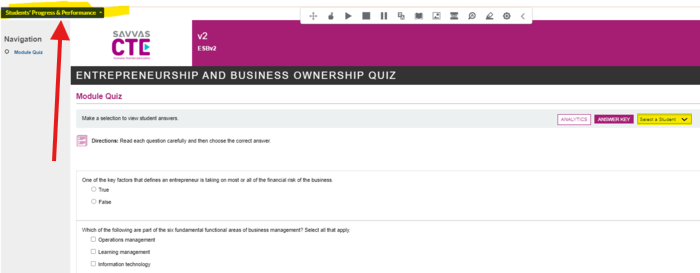 Savvas CTE: How to Reset Final Exams and Override Grades