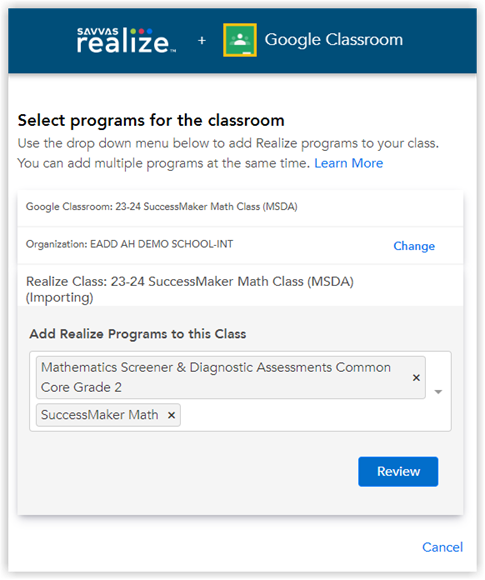 Using Momentum Math (MSDA) with SuccessMaker
