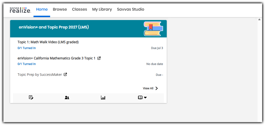 Using enVision Plus Programs on Classes in the LTI-A LMS Integration