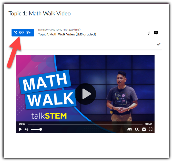 Using enVision Plus Programs on Classes in the LTI-A LMS Integration