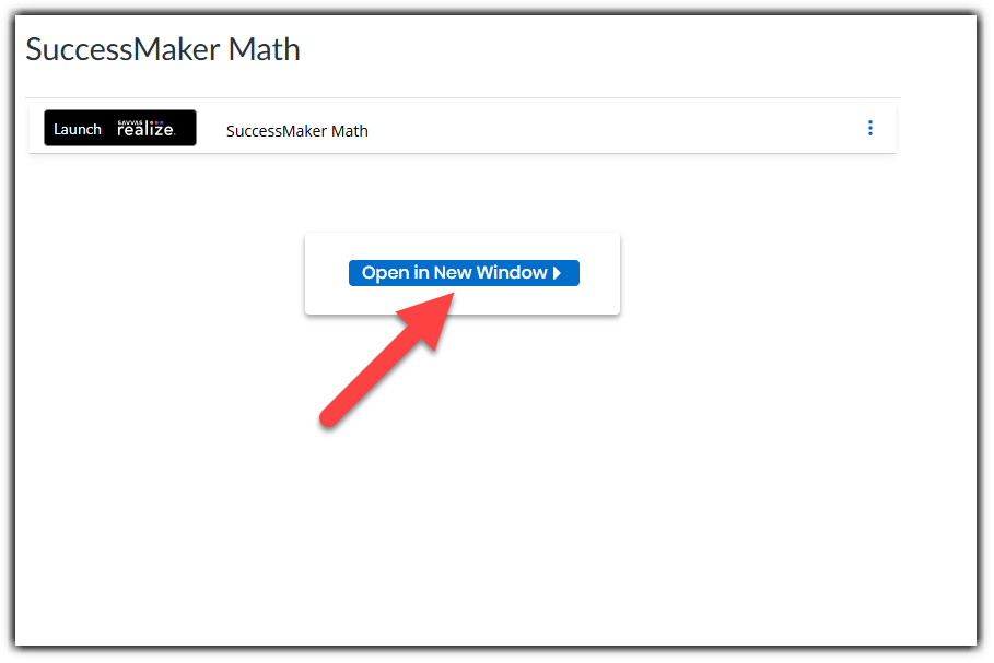 Using SuccessMaker Programs on Classes in the LTI-A LMS Integration